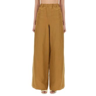 Max Mara Wide Hosen - - Trousers - Damen - Beige - S