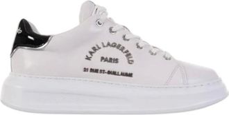 Karl Lagerfeld Homme, Chaussures, Blanc, Taille: 40 EU Kapri Baskets