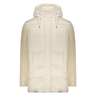 Herno Daunenjacke mit Strick&auml;rmeln - - Jackets - Herren - Beige - XL
