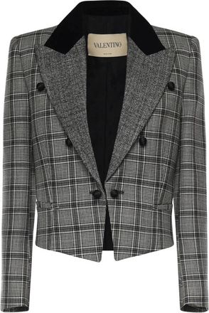 Valentino Garavani Femme, Vestes, Gris, Taille: 36 FR Blazers