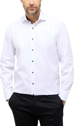 Eterna Long Sleeve Shirt Comfort FIT Cover Shirt Twill White UNI, Chemise