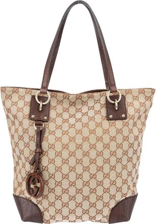 Gucci Crossbody Bags - Gucci GG Monogram Handbag - Gr. unisize - in Braun - f&uuml;r Damen