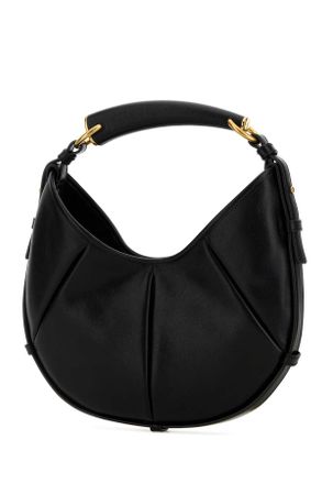 Saint Laurent Womens Black Leather Small Mombasa Shoulder Bag Neronero Borse A Mano