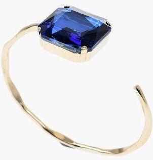 Dries Van Noten Golden Effect Metal Bracelet with Jewel size S