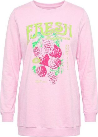 Angel Of Style Sweatshirt Sweatshirt bequeme Passform Himbeeren-Motiv