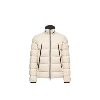 Moncler Moncler Dalalven Short Down Jacket, Men, White, Size: 0