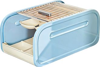 Generico Eierhalter | doppelte Ebene mit Automatik und Schiebedeckel, Beh&auml;lter mit Deckel und gro&szlig;em Fassungsverm&ouml;gen | Haus, Wohnung, Restaurant und Landhaus