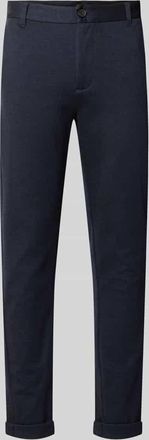 Lindbergh Slim Fit Stoffhose mit umgeschlagenen Hosenbeinen