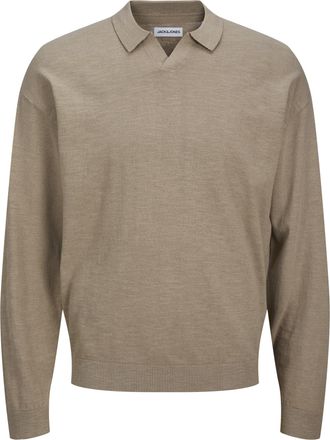 Jack & Jones Jjcolin Slub Knit Polo Ls
