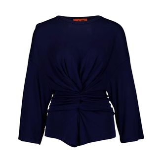 Colville Marinebluse mit Taillenbindung - - Tops - Damen - Blau - M