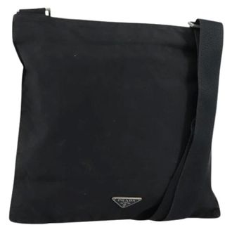 Prada Sac bandouli&egrave;re en nylon vintage Pre-owned - Femme - Pre-owned - Noir - Taille: ONE Size