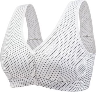 Generic Sous-v&ecirc;tements respirants et boutonn&eacute;s sur le devant pour les m&egrave;res moyennes et &acirc;g&eacute;es - Confortable pour les femmes - Soutien-gorge fin sans cadre pou