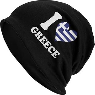 Generic Femme Homme Hiver Chapeaux Jaime La Gr&egrave;ce Bonnets De Ski Chaud Bonnets Tricot&eacute; Doux Bonnet dhiver pour Cyclisme Hiver Ski