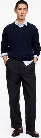 Arket Lockere Hopsack-Hose Aus Baumwolle -Blau