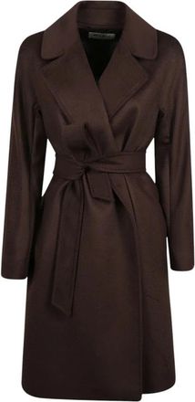 Max Mara Manteau Pedale - Femme - Manteaux - Brun - Taille: 36 FR