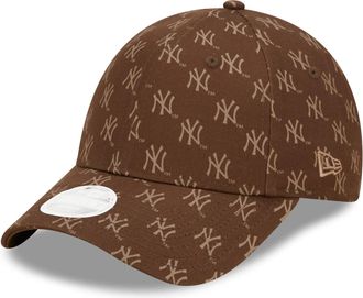 New Era New York Yankees MLB Monogram Brown 9Forty Adjustable Women Cap - One-Size