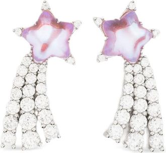 Yvmin Star-detail Embellished Earrings