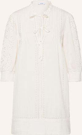 Reiss Reiss Kleid Gia Mit Lochspitze Und 3/4-Arm weiss
