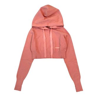 Hinnominate Hinnominate, Femme, Sweatshirts et sweats &agrave; capuche, Rose, Taille: 40 FR Cropped Sweat &agrave; capuche