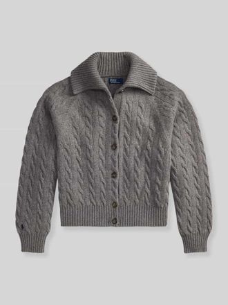 Polo Ralph Lauren Relaxed Fit Strickjacke aus Woll-Kaschmir-Mix