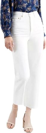 Levi's Femme, Jeans, Blanc, Taille: W26 Ribcage Straight Ankle Jeans