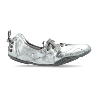 Acne Studios Schn&uuml;rschuhe aus Leder - - Shoes - Damen - Grau - 40 EU