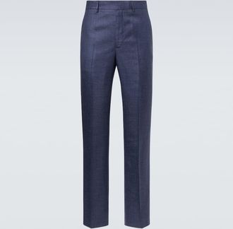 Gabriela Hearst Anzughose aus Wolle, Seide und Leinen