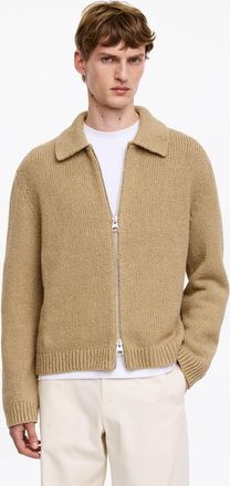 Arket Strickjacke Aus Baumwollmischung -Beige