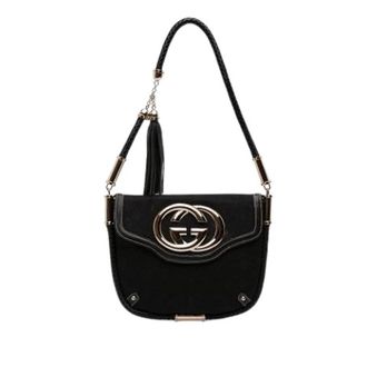 Gucci Pre-owned Britt Schultertasche - - Pre-owned - Damen - Schwarzk - ONE SIZE