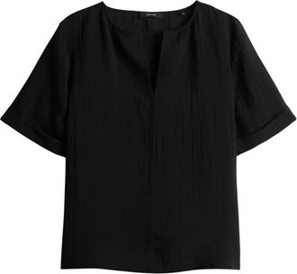 OPUS Filkara Bluse - - Blouses & Shirts - Damen - Schwarzk - L