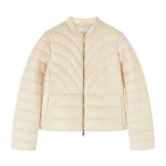 Motivi Leichte kurze Daunenjacke mit hohem Kragen - - Jackets - Damen - Beige - XL