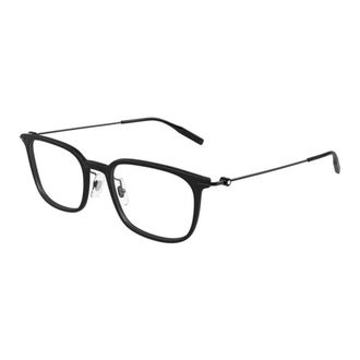 Montblanc Montblanc, Homme, Accessoires, Noir, Taille: 52 MM Rectangle Optical Frame