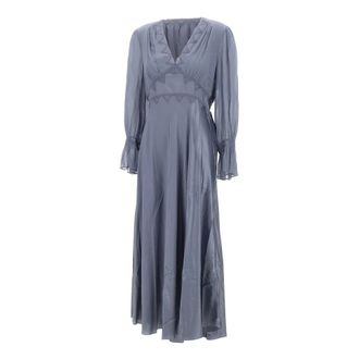 Rixo Rixo, Femme, Robes, Bleu, Taille: 40 FR Maxi Robes