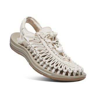 Keen Damen Uneek Classic Two Cord Sandale, Wei&szlig;e Kappe/Cornstalk, 40.5 EU