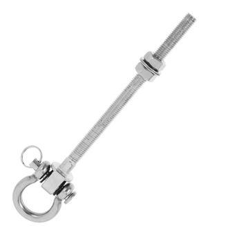 Lurrose Schaukelstuhlzubeh&ouml;r aus Edelstahl Robustes H&auml;ngemattenzubeh&ouml;r mit 150mm B&uuml;gelform Einfache Installation f&uuml;r Yoga H&auml;ngematten und Verandaschaukel