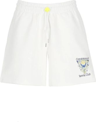 Casablanca Homme, Shorts, Blanc, Taille: M Tennis Club Icon Shorts