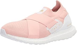 adidas Womens Ultraboost Slip On DNA Running Shoe, Vapour Pink/Gold Metallic/White, 7.5