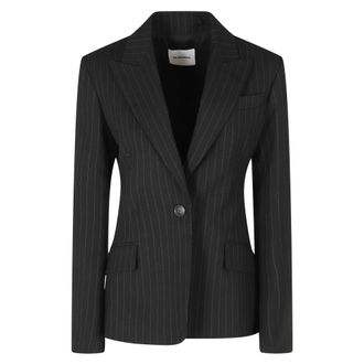 Andamane Blazer &agrave; un bouton - Femme - Vestes - Noir - Taille: 40 FR