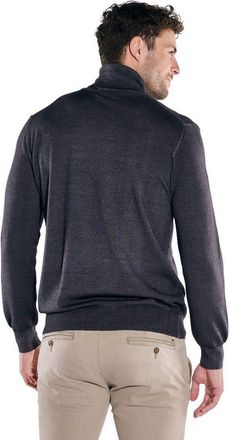 Emilio Adani Wollpullover Herren Pullover mit Merinowolle, Anthrazit