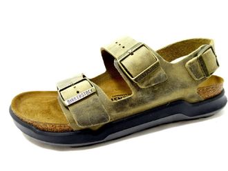 Birkenstock Herren Milano CT Sandale, Faded Khaki, EU 46