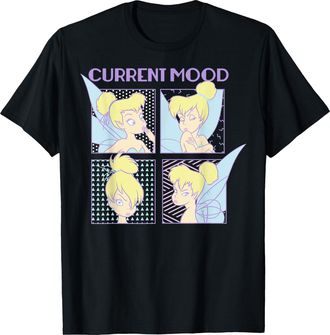 Disney Peter Pan Tinkerbell Current Mood Portrait Panels T-Shirt