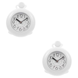 Cabilock 2st&uuml;cke wasserdichte Badezimmeruhr Mit Wandhalterung Dekorative Und Praktische Uhr F&uuml;r Bad K&uuml;che Wohnzimmer Ohne Batterie Leise Und Stilvoll F&uuml;r Jeden