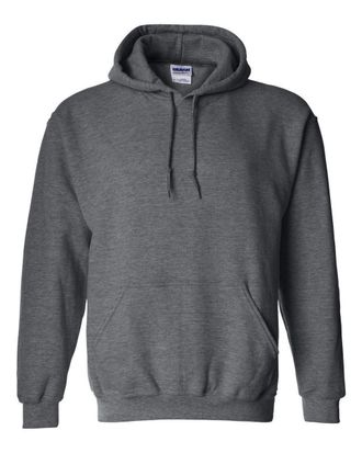 Gildan Herren Adult 50/50 Cotton/Poly. Hooded Sweat Sweatshirt, Gr. 2XL, GraphitHeather
