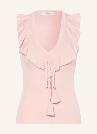 Dorothee Schumacher Dorothee Schumacher Stricktop Refined Essentials Mit Volants rosa