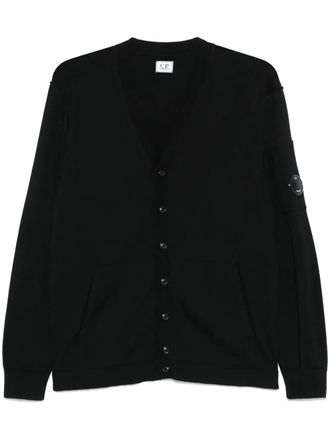 C.P. Company cardigan à détail de verres de lunettes - Noir