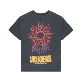 Deus T-shirt Catchin Rays - Homme - Tops - Gris - Taille: M