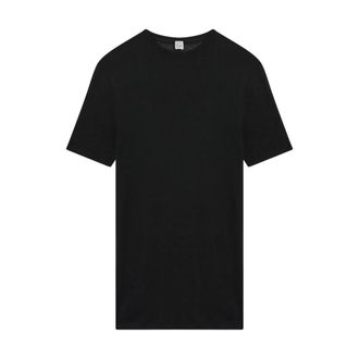 Toteme Femme, Tops, Noir, Taille: 36 FR Classic Jersey Tee