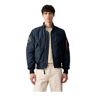 Alpha Industries Veste Engine - Homme - Vestes - Bleu - Taille: M