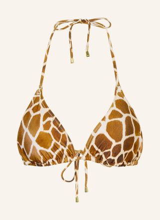 Mrs & Hugs Mrs & Hugs Triangel-Bikini-Top braun