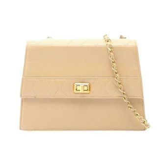 Chanel Pre-owned Matelasse Lammfell Schultertasche - - Pre-owned - Damen - Beige - ONE SIZE